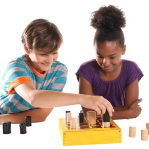 Gobblet! Abstract Strategy Board Game - Award Winning Kids or Adults Original All Wooden Board Game by Blue Orange Games - 2 Players for Ages 7 to 99 (Packaging May Vary)