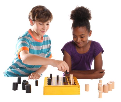 Gobblet! Abstract Strategy Board Game - Award Winning Kids or Adults Original All Wooden Board Game by Blue Orange Games - 2 Players for Ages 7 to 99 (Packaging May Vary)