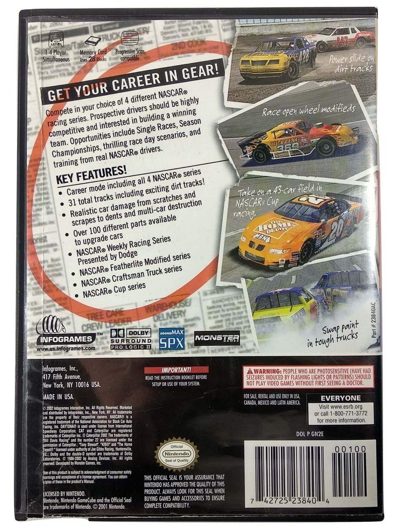 Nascar Dirt to Daytona - GameCube (Limited)