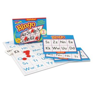 trend t6062 young learner bingo game, alphabet