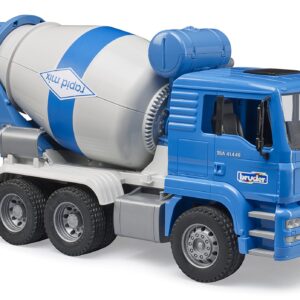 Bruder 02744 MAN Cement Mixer Realistic Construction Truck for Pretend Play