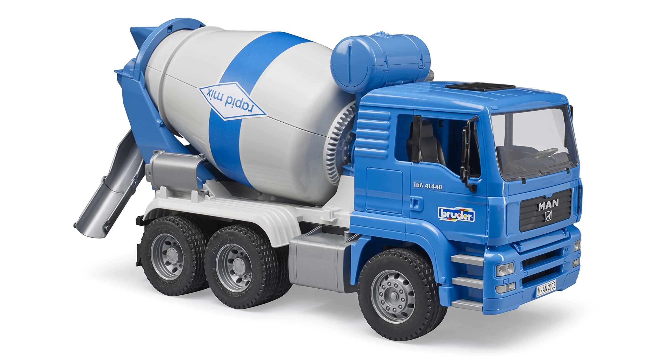 Bruder 02744 MAN Cement Mixer Realistic Construction Truck for Pretend Play