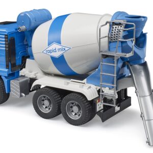 Bruder 02744 MAN Cement Mixer Realistic Construction Truck for Pretend Play