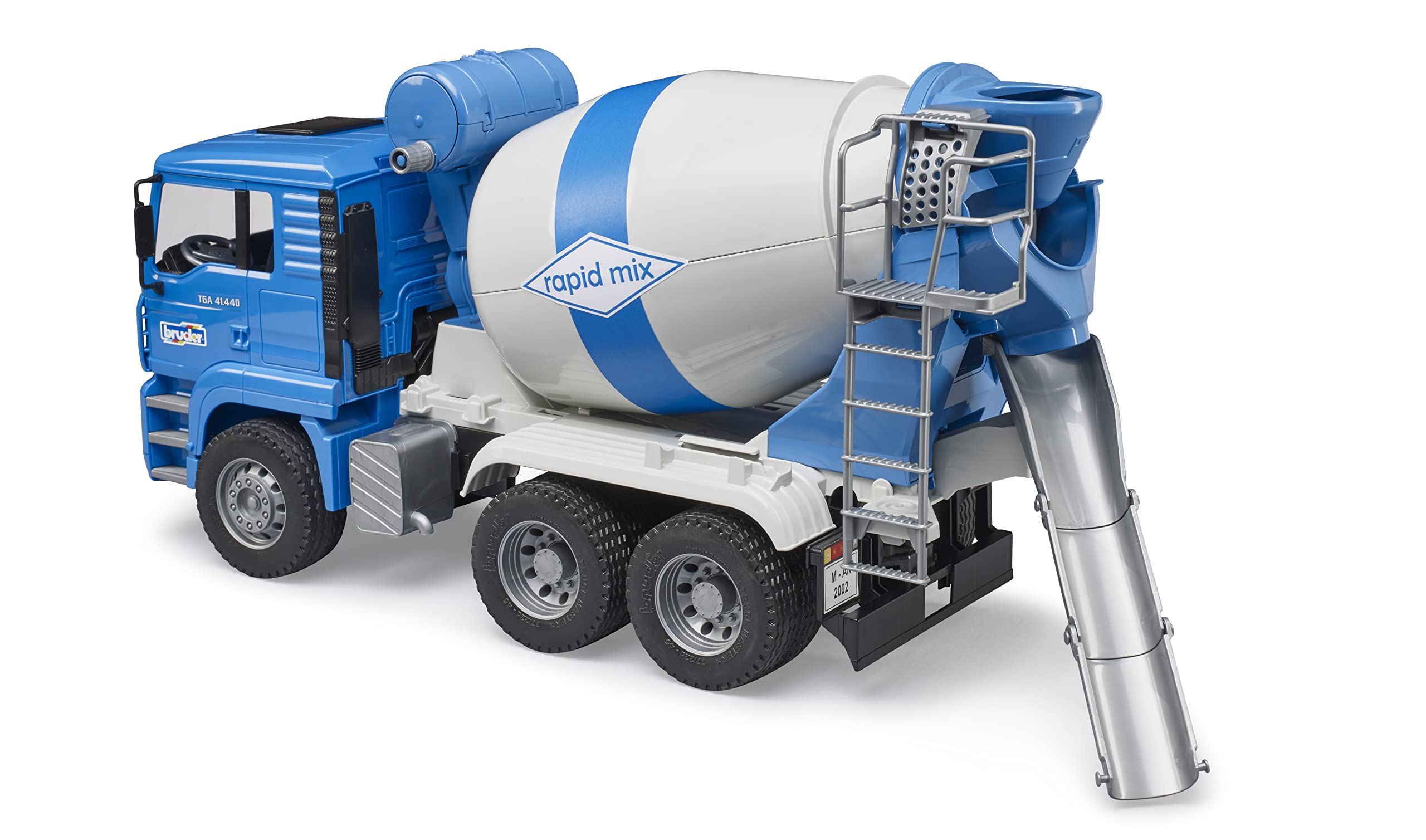 Bruder 02744 MAN Cement Mixer Realistic Construction Truck for Pretend Play