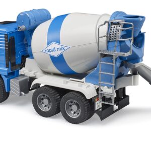 Bruder 02744 MAN Cement Mixer Realistic Construction Truck for Pretend Play