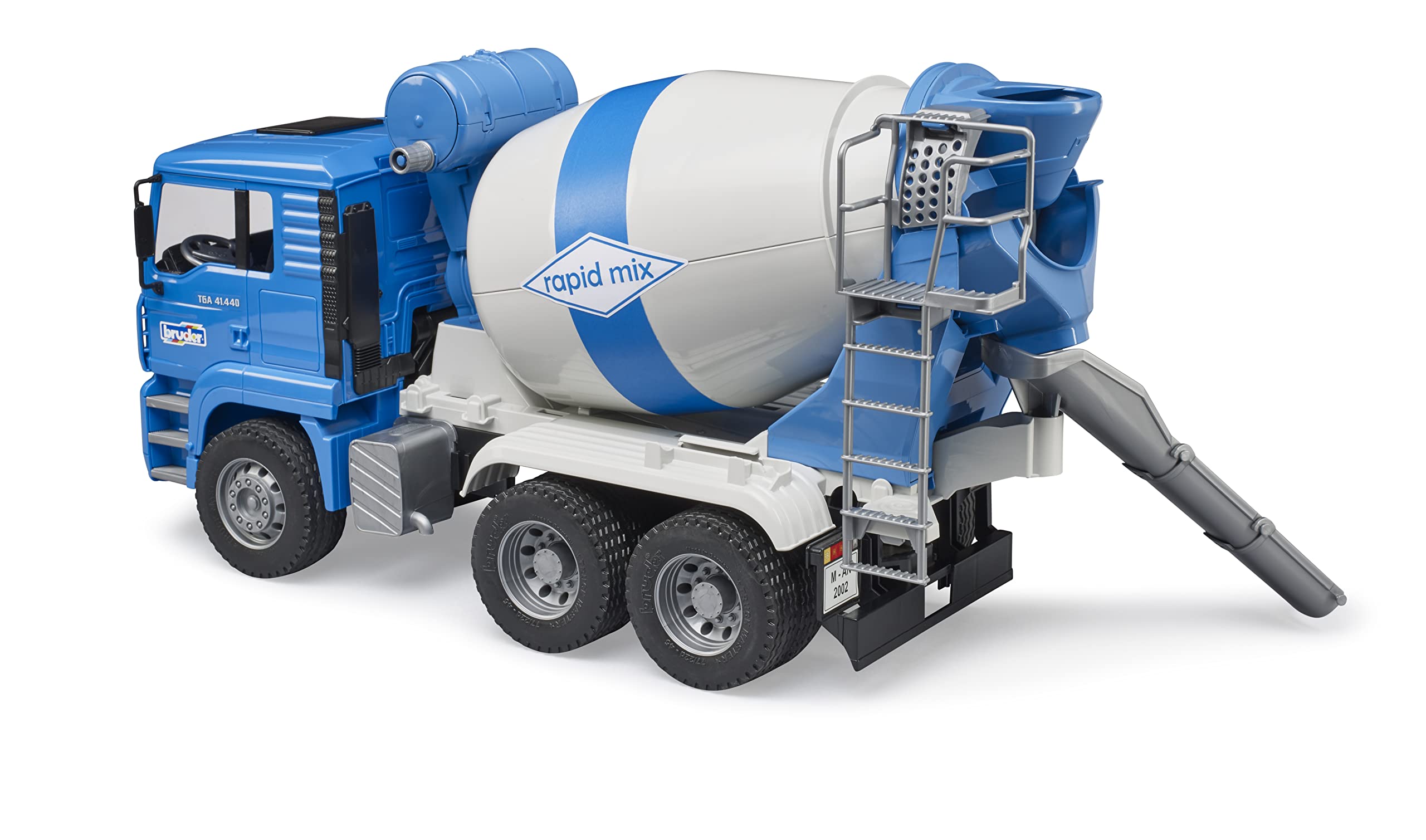 Bruder 02744 MAN Cement Mixer Realistic Construction Truck for Pretend Play