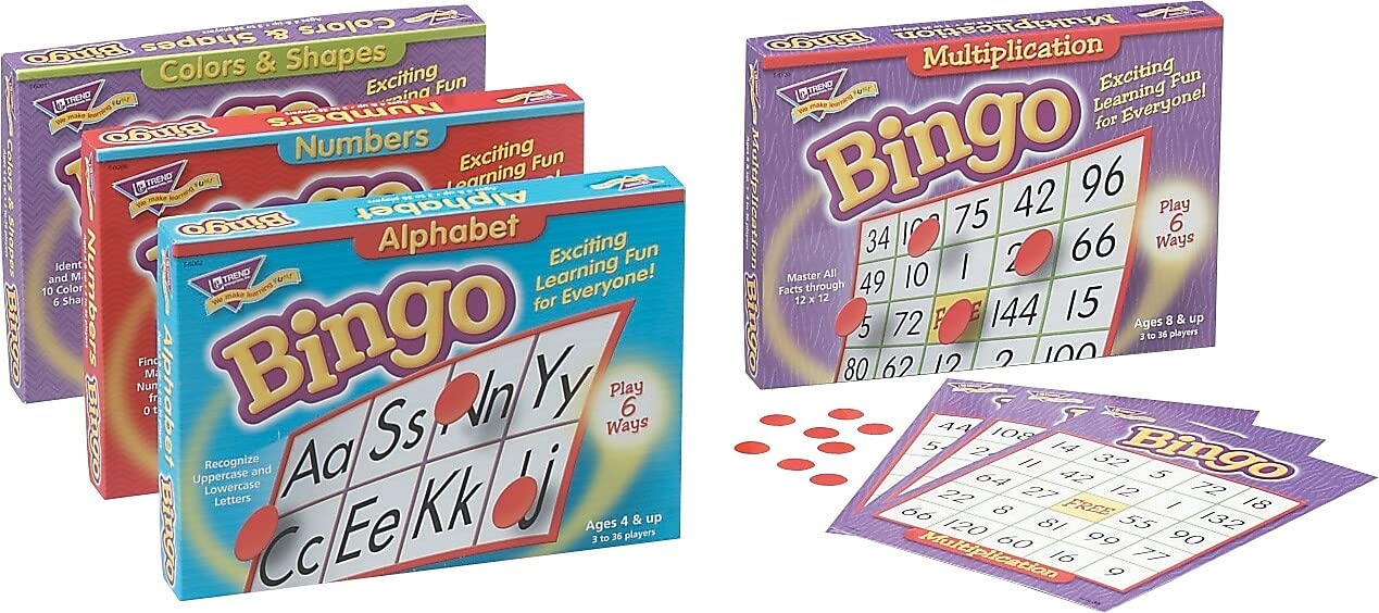 TREND T6062 Young Learner Bingo Game, Alphabet