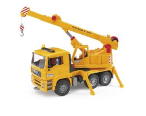 bruder 02754 man crane, 1:16 scale toy truck for construction pretend play