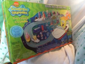 nickelodeon spongebob bikini bottom boat race playset