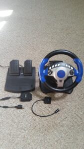 intec racing wheel for ps2, game cube, xbox