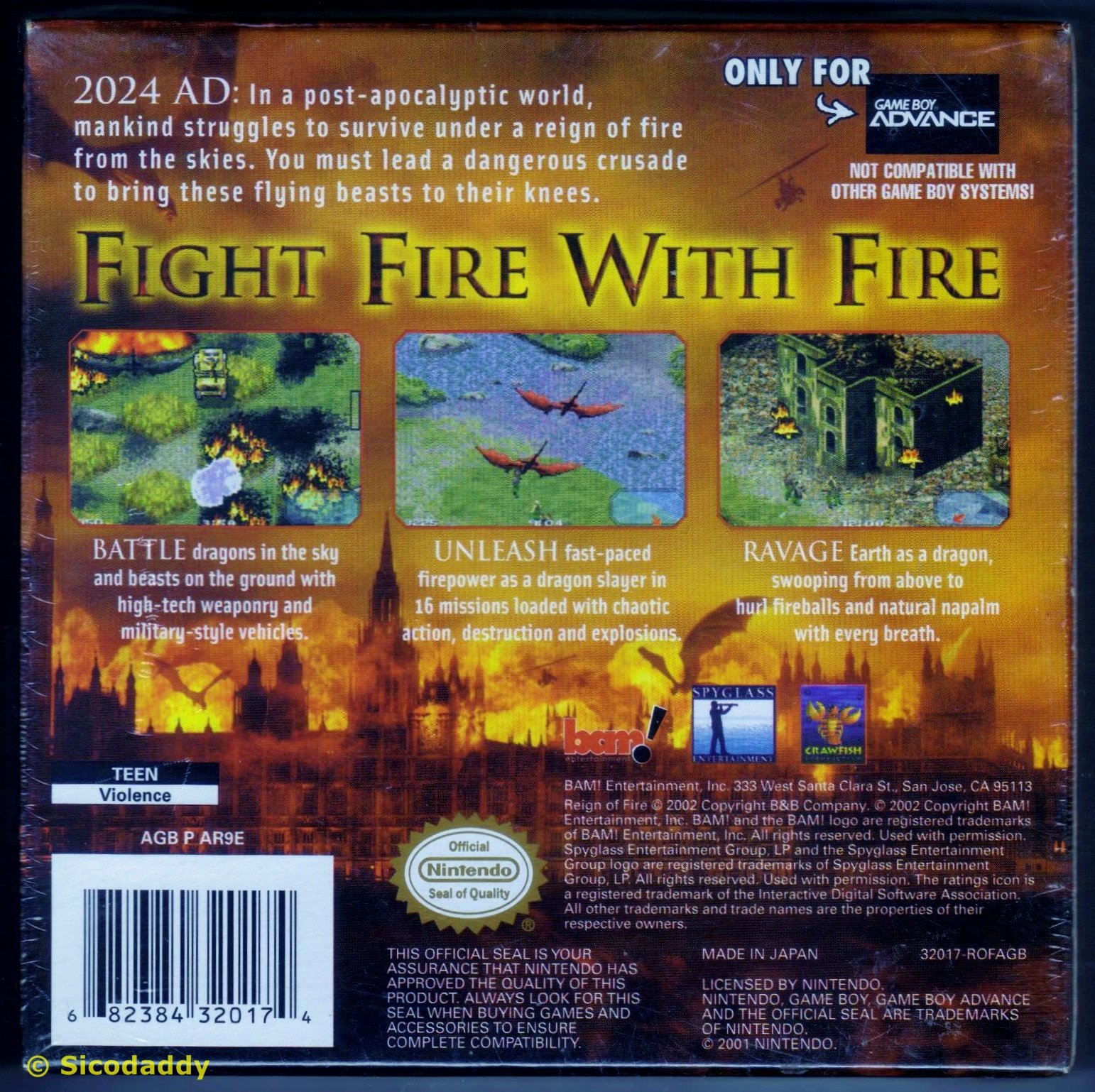 Reign of Fire - Game Boy Advance