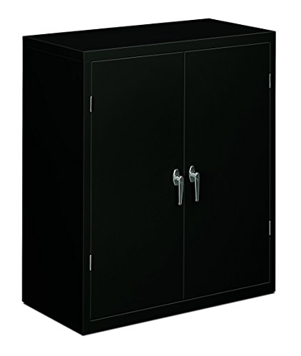 HON Brigade Series Five-Shelf Storage Cabinet - High Storage Cabinet, 36w by 18d by 42h , Black (HSC1842)