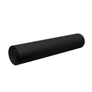 pacon 101209 decorol flame retardant art rolls, 40 lb, 36" x 1000 ft, black