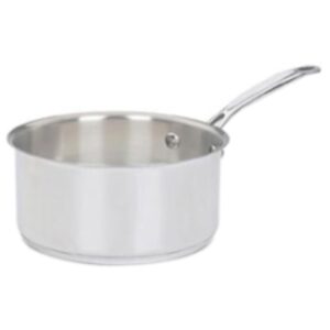 cuisinart saucepan w/cover, chef's-classic stainless steel cookware collection, 3-quart, 7193-20