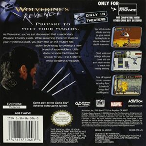 X2 Wolverine's Revenge - Game Boy Advance