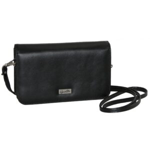 buxton women's crossbody mini-bag, black, one size