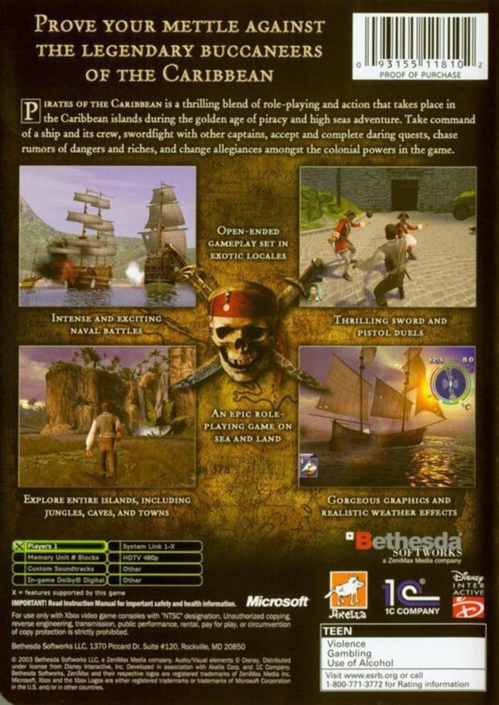 Pirates of the Caribbean - Xbox