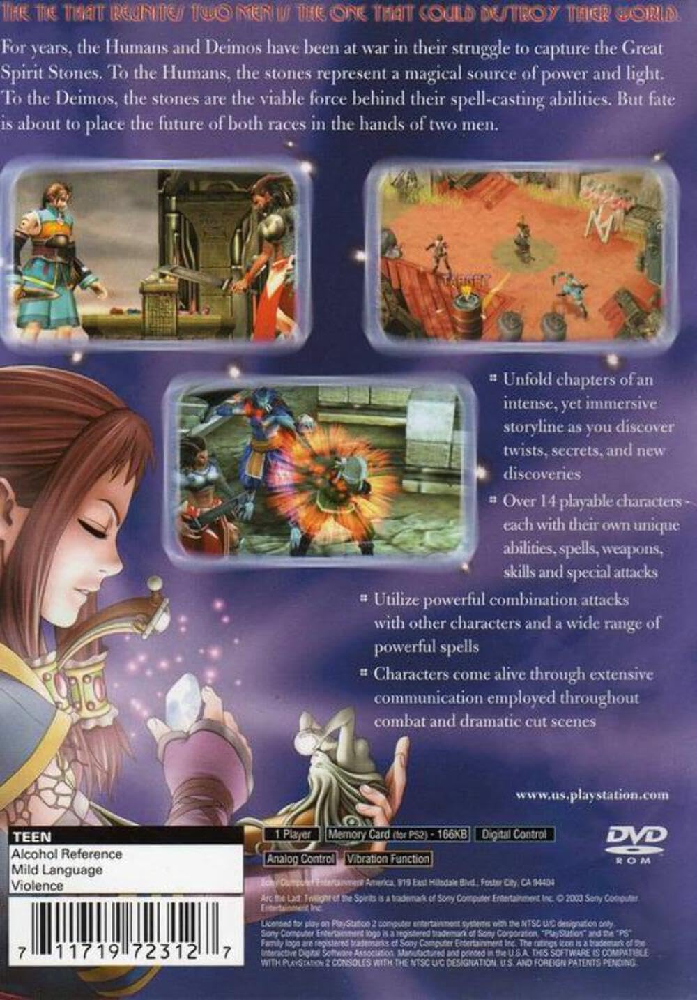 Arc the Lad Twilight of the Spirits - PlayStation 2