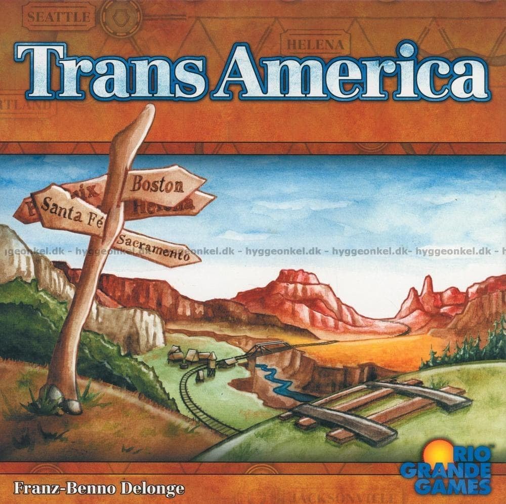 Rio Grande Games Transamerica Game