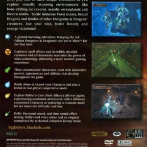 Baldur's Gate: Dark Alliance - Xbox