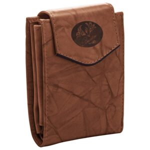 buxton heiress convertible billfold wallet, brown, one size