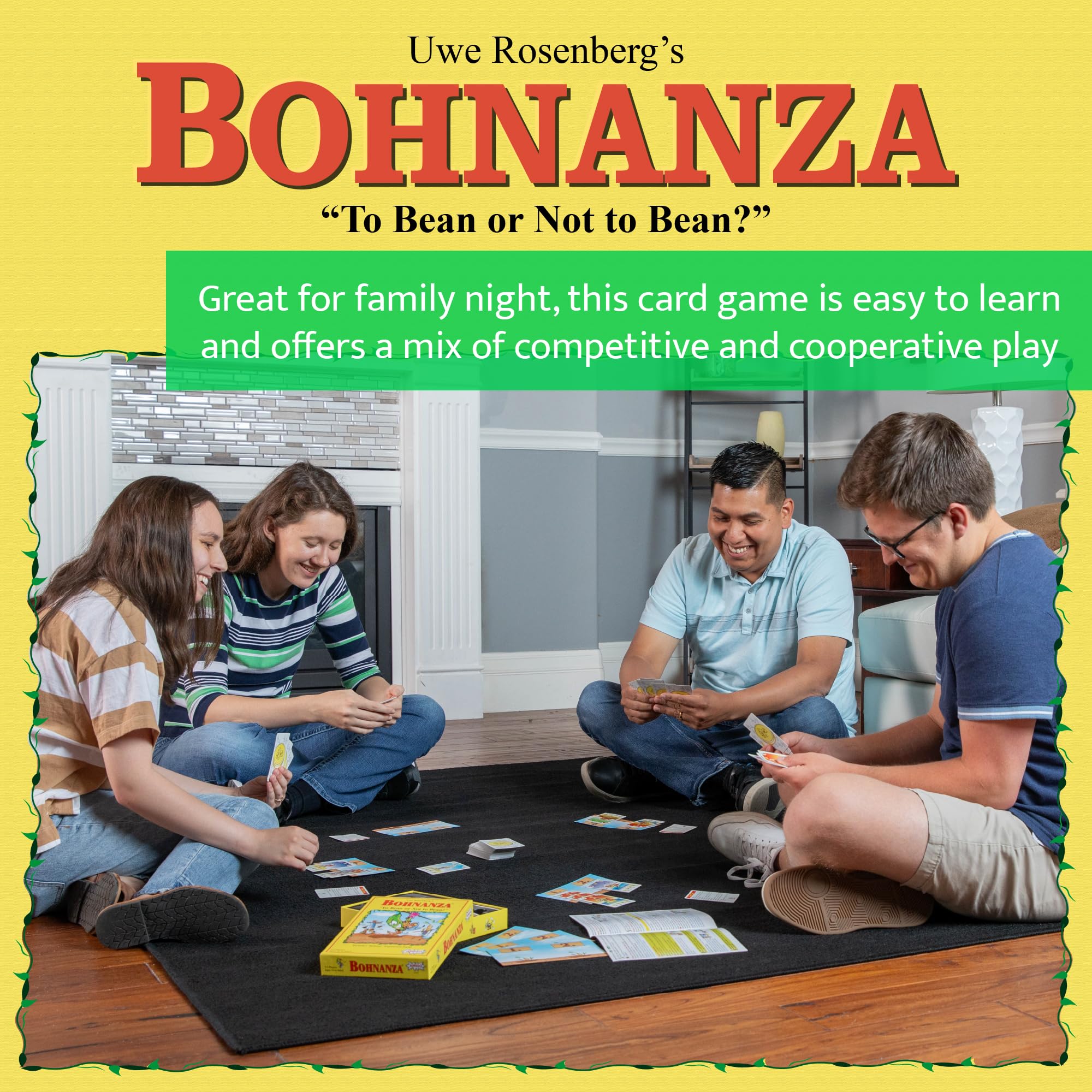 Amigo Games Bohnanza Classic Card Game – Plant & Harvest Your Beans in This Exciting Strategic Game That is Fun for the Whole Family – For Kids & Adults Ages 12 & Older