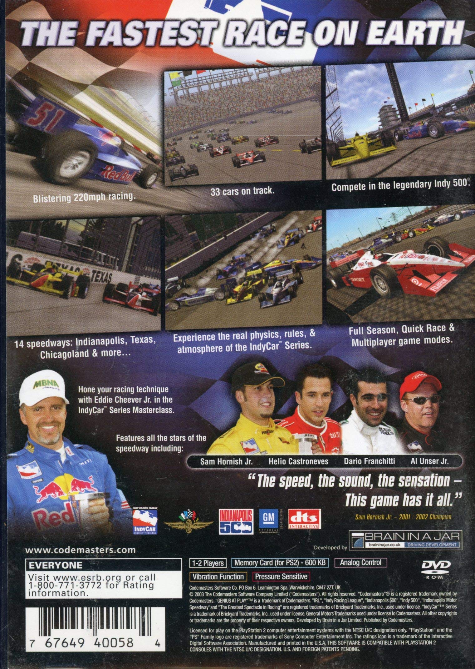 IndyCar Series - PlayStation 2