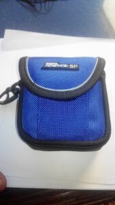 game boy advance sp travel case- blue