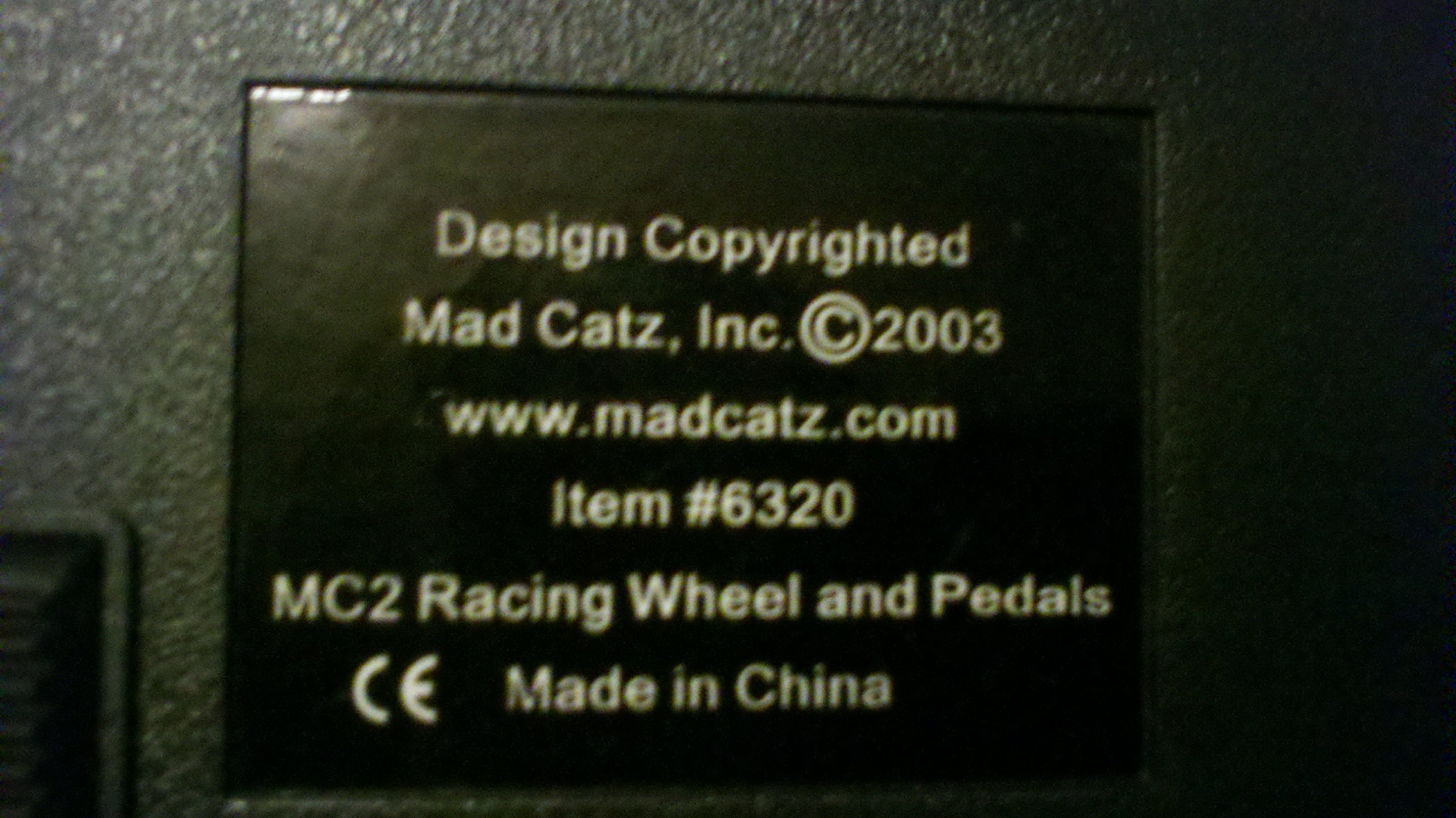 Mad Catz Universal MC2 Racing Wheel