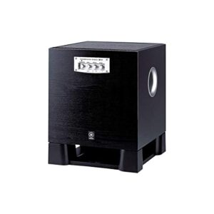 yamaha corporation of america sw315 subwoofer system - black ash