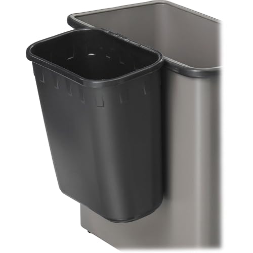 Safco Products 2944BL Paper Pitch Recycling Trash Can, Black, "9.8"" x 10.3"" x 6.3"""