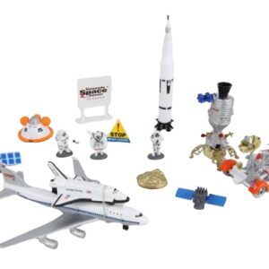 Space Mission 16 Piece set w/ Kennedy Space Center Sign