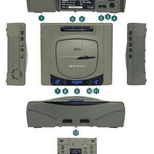 Sega Saturn (HST-0001) Console (Japanese Import)