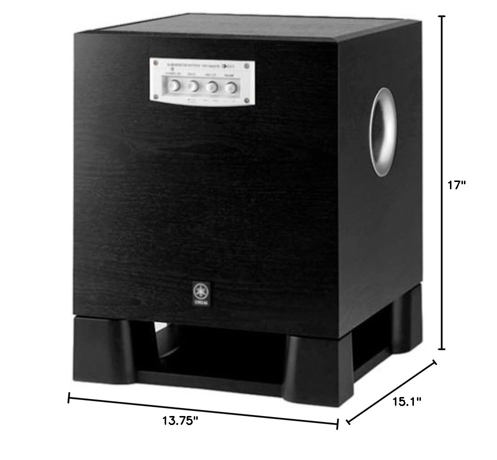 YAMAHA Corporation of America SW315 Subwoofer System - Black Ash