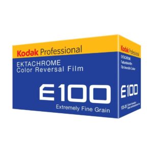 kodak ektachrome e100g color slide film iso 100, 35mm size, 36 exposure, transparency