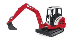 bruder schaeff mini excavator hr 16 1:16 scale farm and construction indoor and outdoor pretend play toy