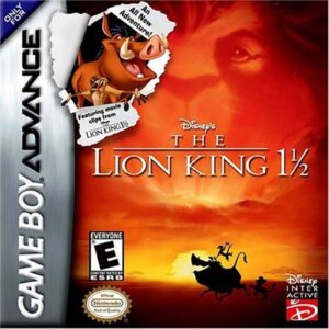 disney's the lion king 1 1/2 - game boy advance