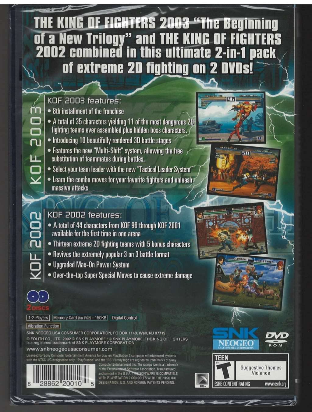 King of Fighters 2002/2003 - PlayStation 2