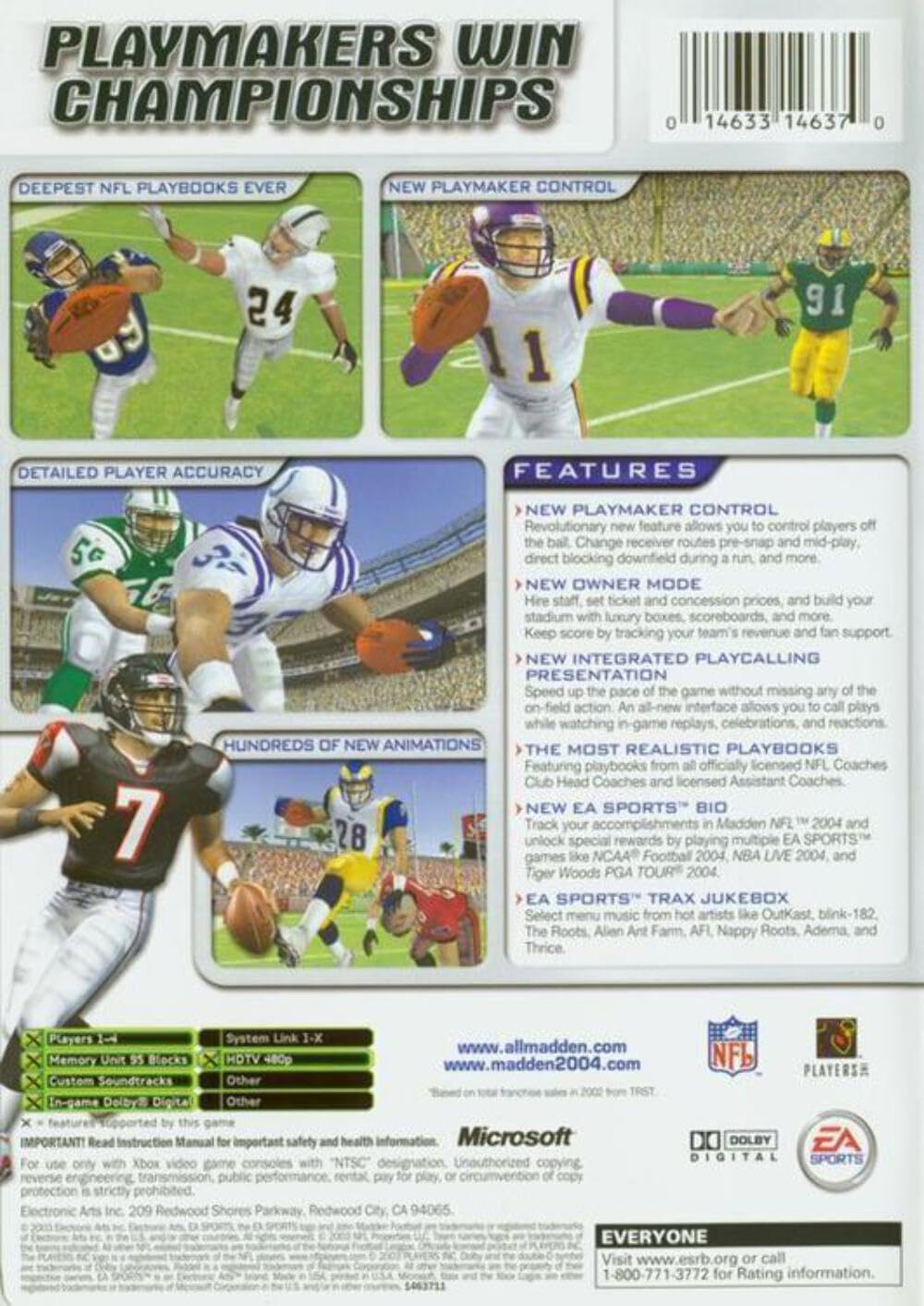 Madden NFL 2004 - Xbox