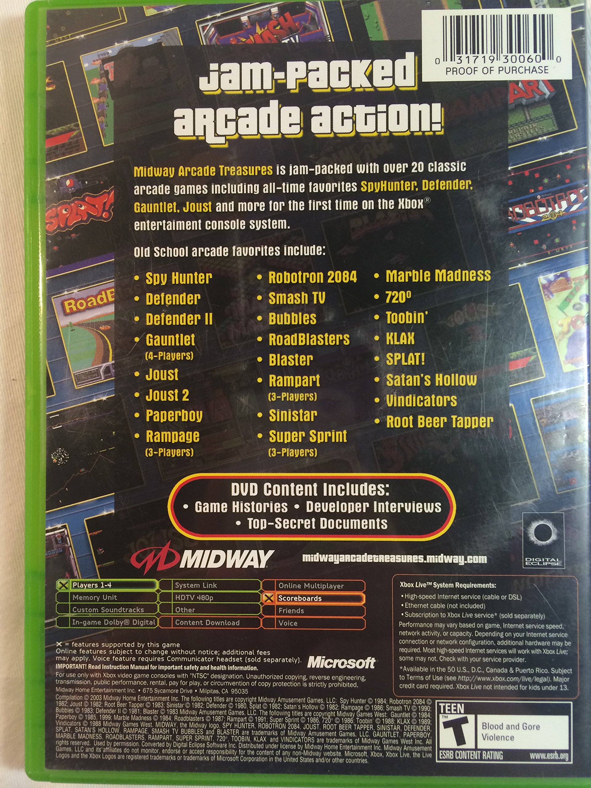 Midway Arcade Treasures - Xbox