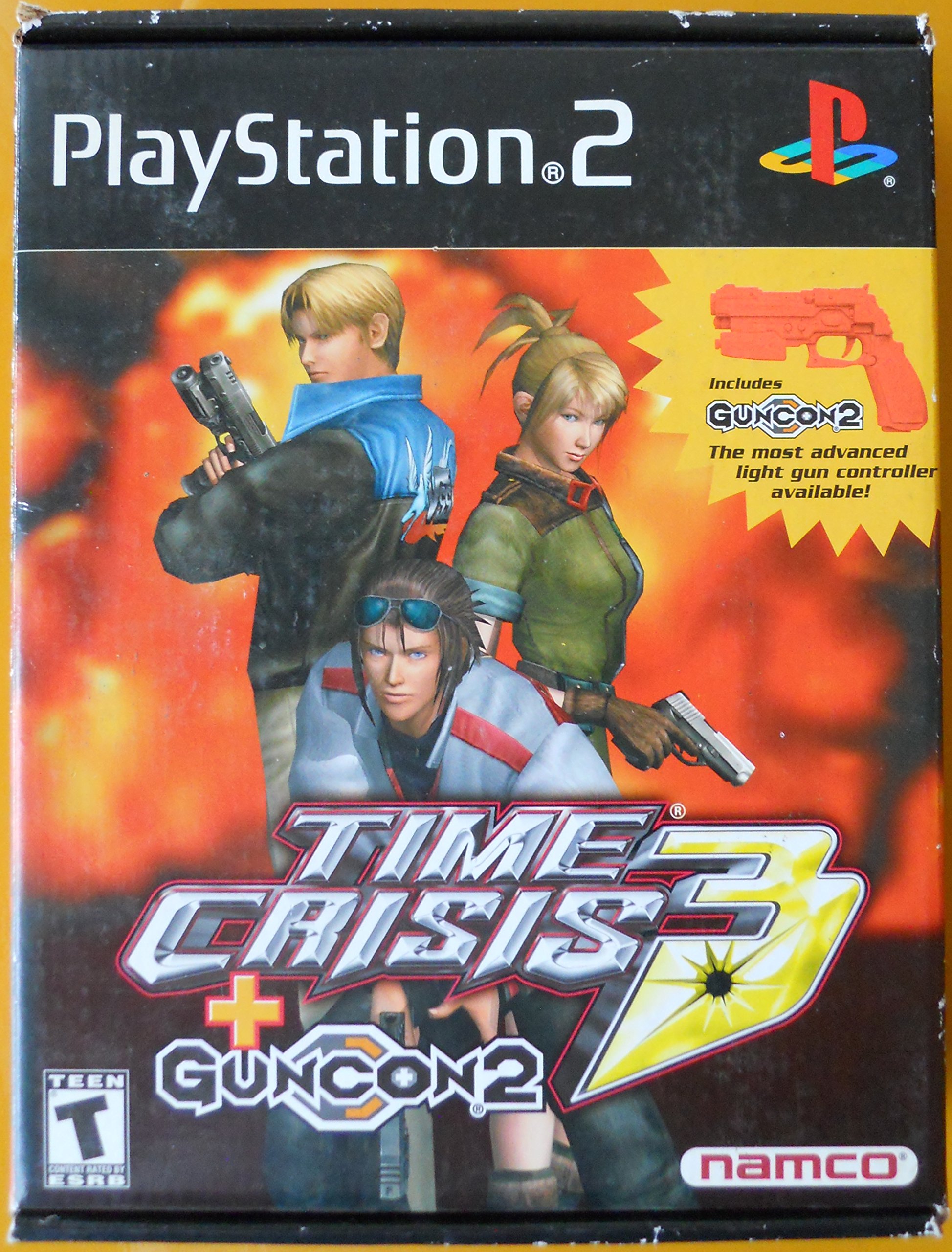 Time Crisis 3 with Guncon 2 Light Gun