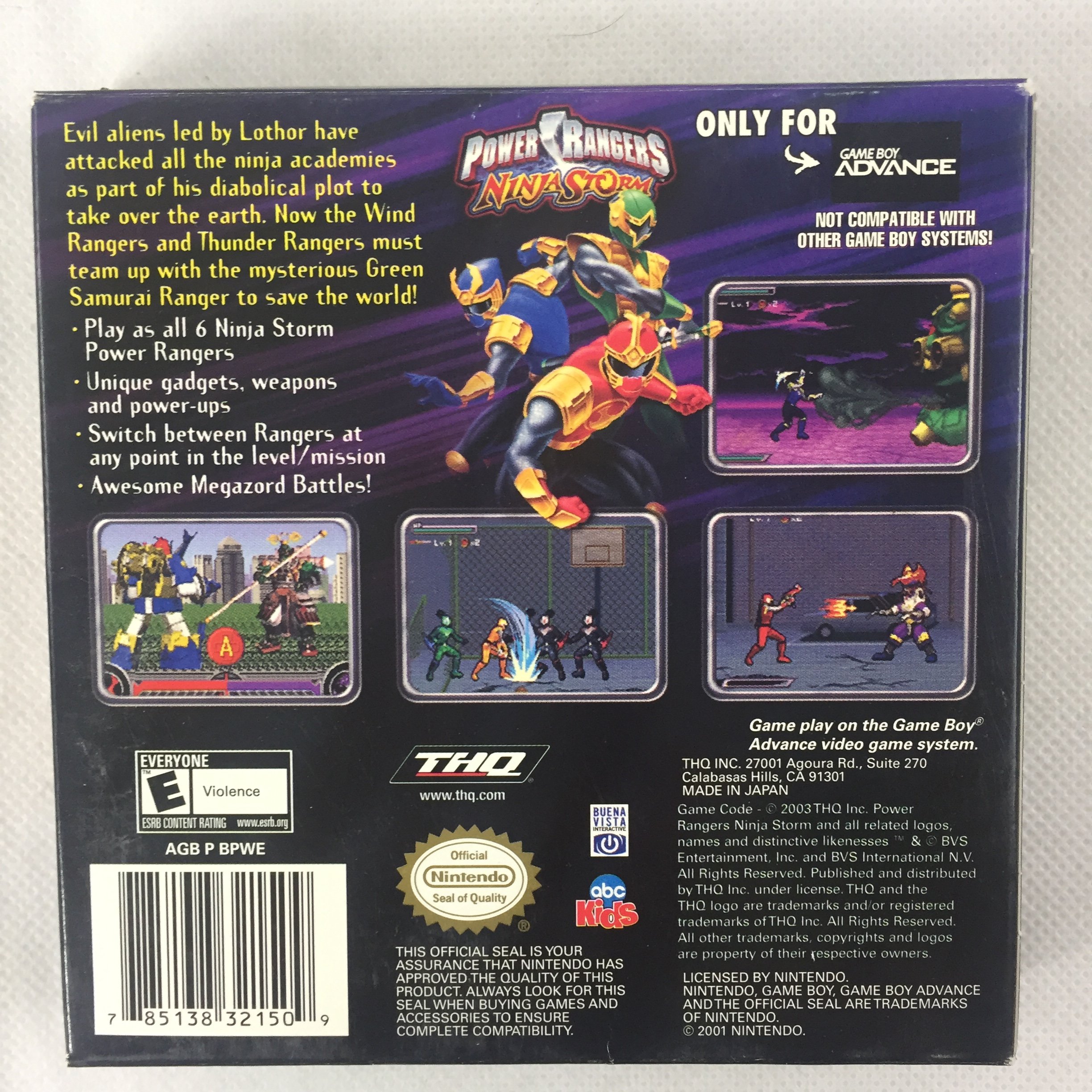 Power Rangers Ninja Storm - Game Boy Advance