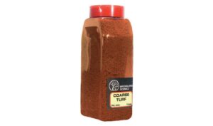 fall rust coarse turf (32 oz. shaker) woodland scenics