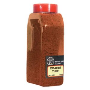 Fall Rust Coarse Turf (32 oz. Shaker) Woodland Scenics