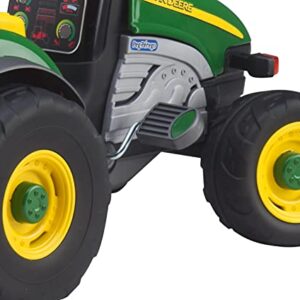 Peg Perego John Deere Farm Tractor and Trailer Pedal Tractor, Green