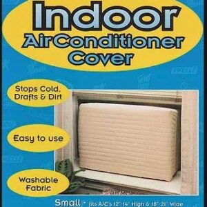 Indoor Air Conditioner Cover (Beige) (Small - 12 -14H x 18 -21W x 2D)