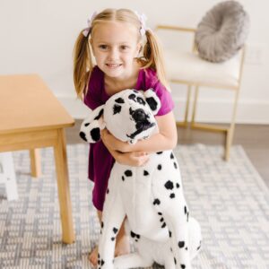 Melissa & Doug Giant Dalmatian - Lifelike Stuffed Animal Dog (over 2 feet tall) - Extra Large Stuffed Animals, Plush Dalmatian Dog For Ages 3+