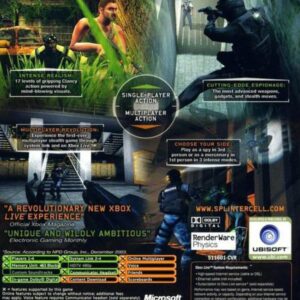 Tom Clancy's Splinter Cell Pandora Tomorrow - Xbox