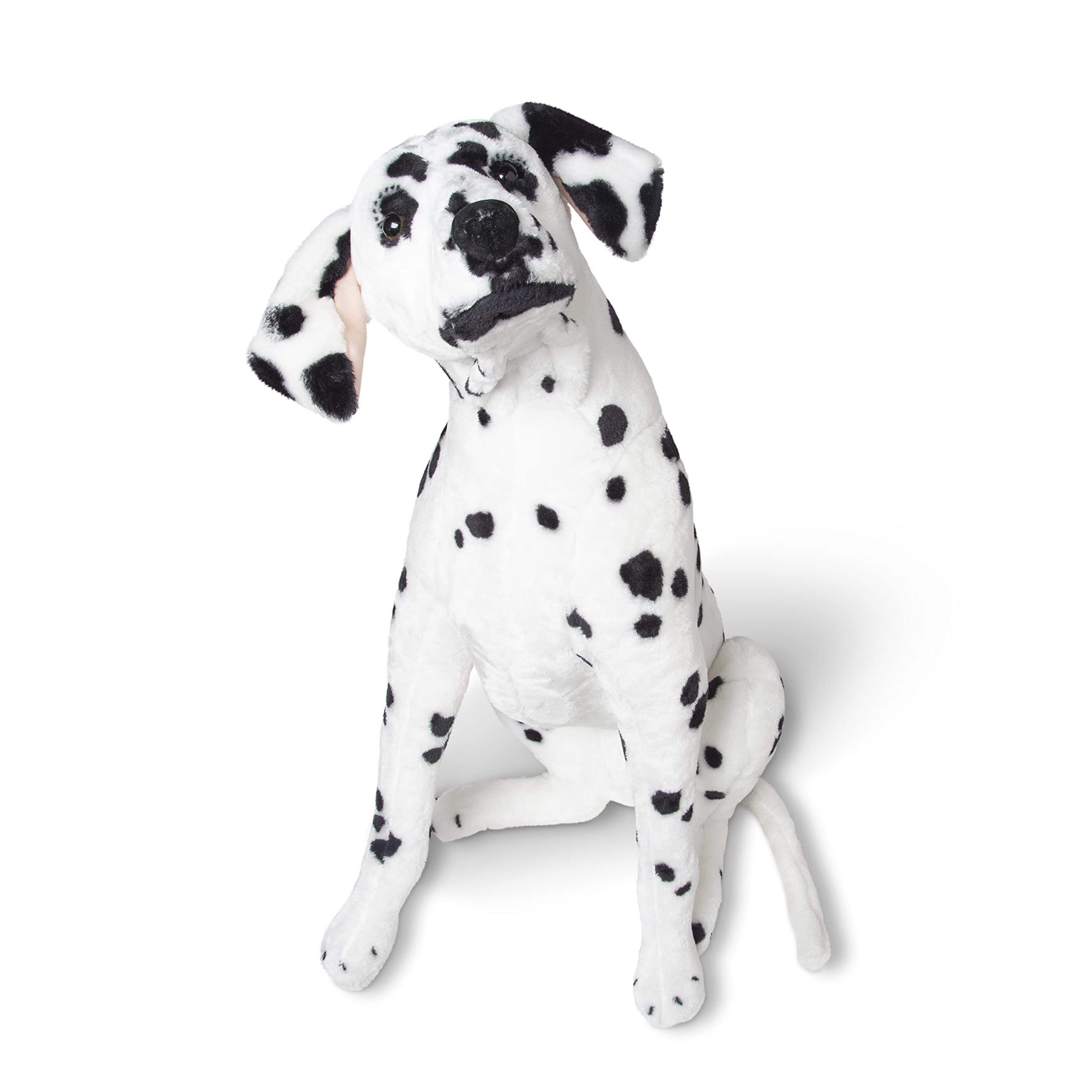 Melissa & Doug Giant Dalmatian - Lifelike Stuffed Animal Dog (over 2 feet tall) - Extra Large Stuffed Animals, Plush Dalmatian Dog For Ages 3+