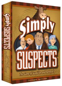 simply suspects - strategy board game - from spy alley